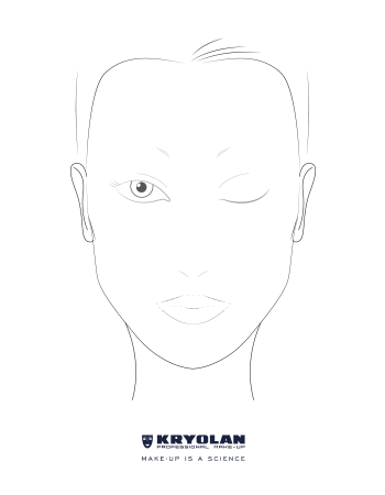 Kryolan PROFESSIONAL MAKE-UP CHARTS 77725-00 – Backstage Shop